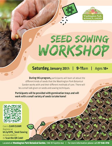 Seed Sowing Workshop | Springfield Park District
